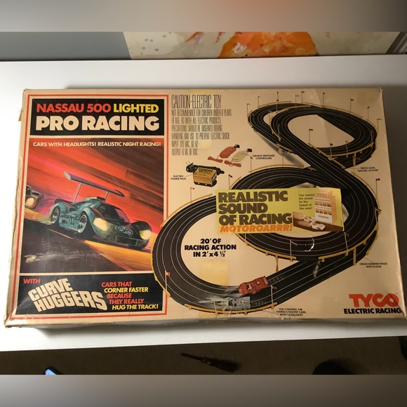 Tyco | Other | Tyco 976 Nassau 50 Lighted Pro Racing Electric Slot Car ...